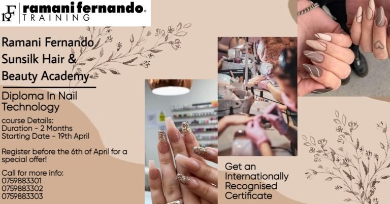 Diploma in Nail Technology – Ramani Fernando Training – Ramani Fernando ...